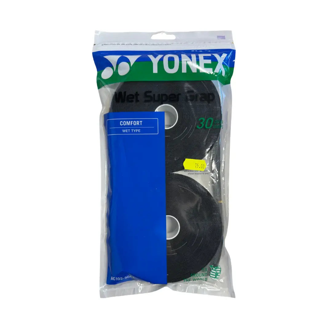 Yonex overgrip Wet Super Grap (30) Black | Tenniszon